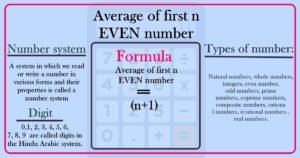 Average of first n EVEN number Calculator | Mean